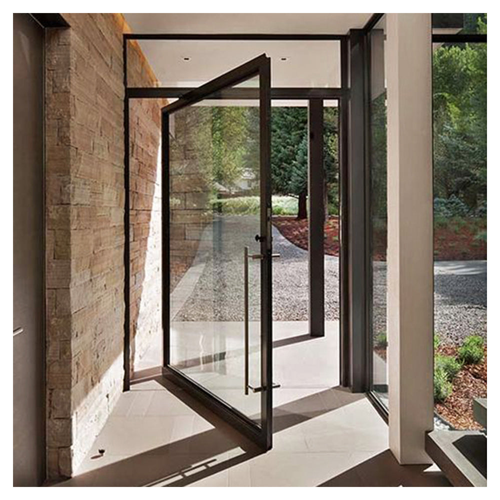 102.5"x65" Modern Front Entry Flat Door Safety Explosion-proof Steel P
