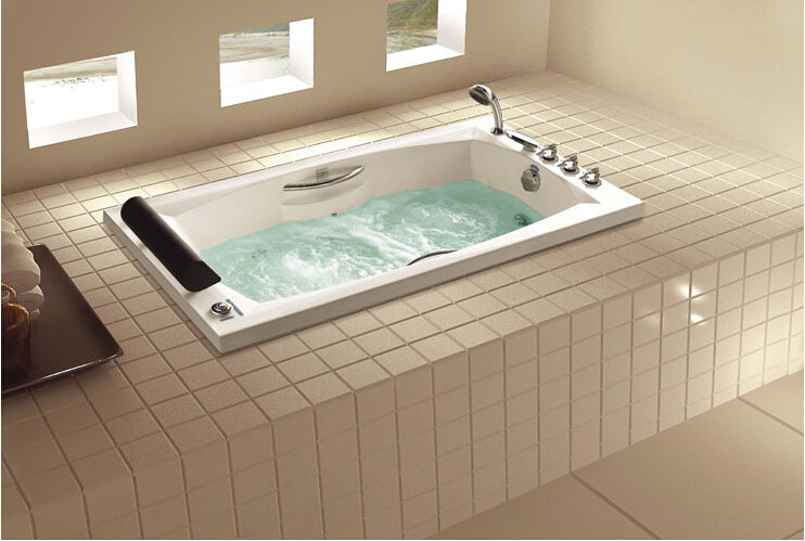 M-B026 Build-in Acrylic Hydro Massage Bathtub, 67''Lx31''Wx20''H